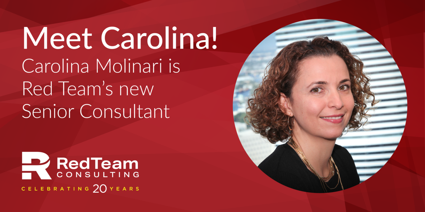 Carolina Molinari Joins Red Team Consulting as Senior Consultant